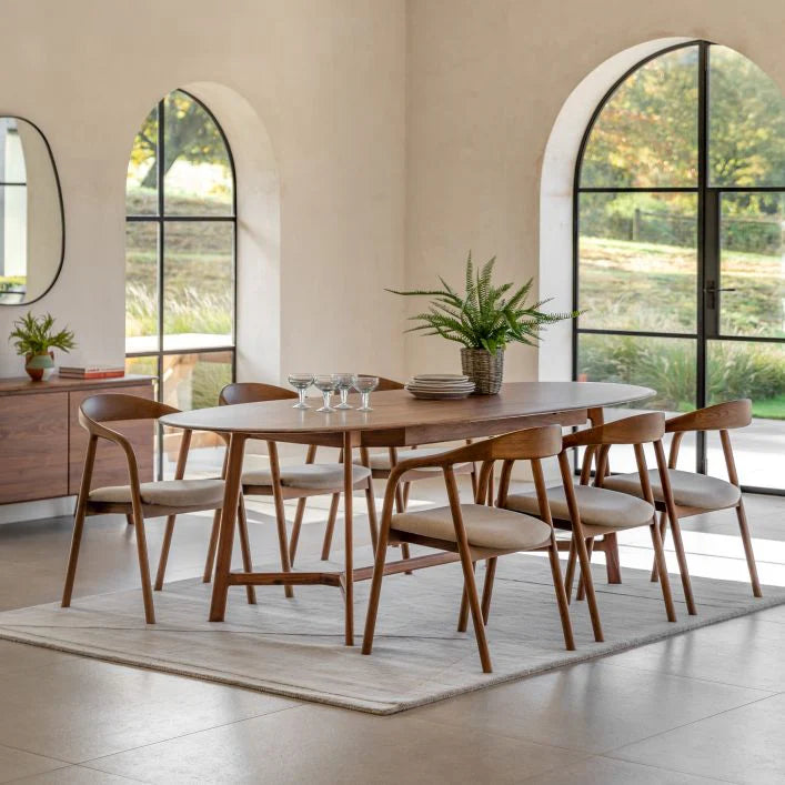 Mawes Extending Dining Table 2000/2500x1000x760mm | Luxury Furniture ...