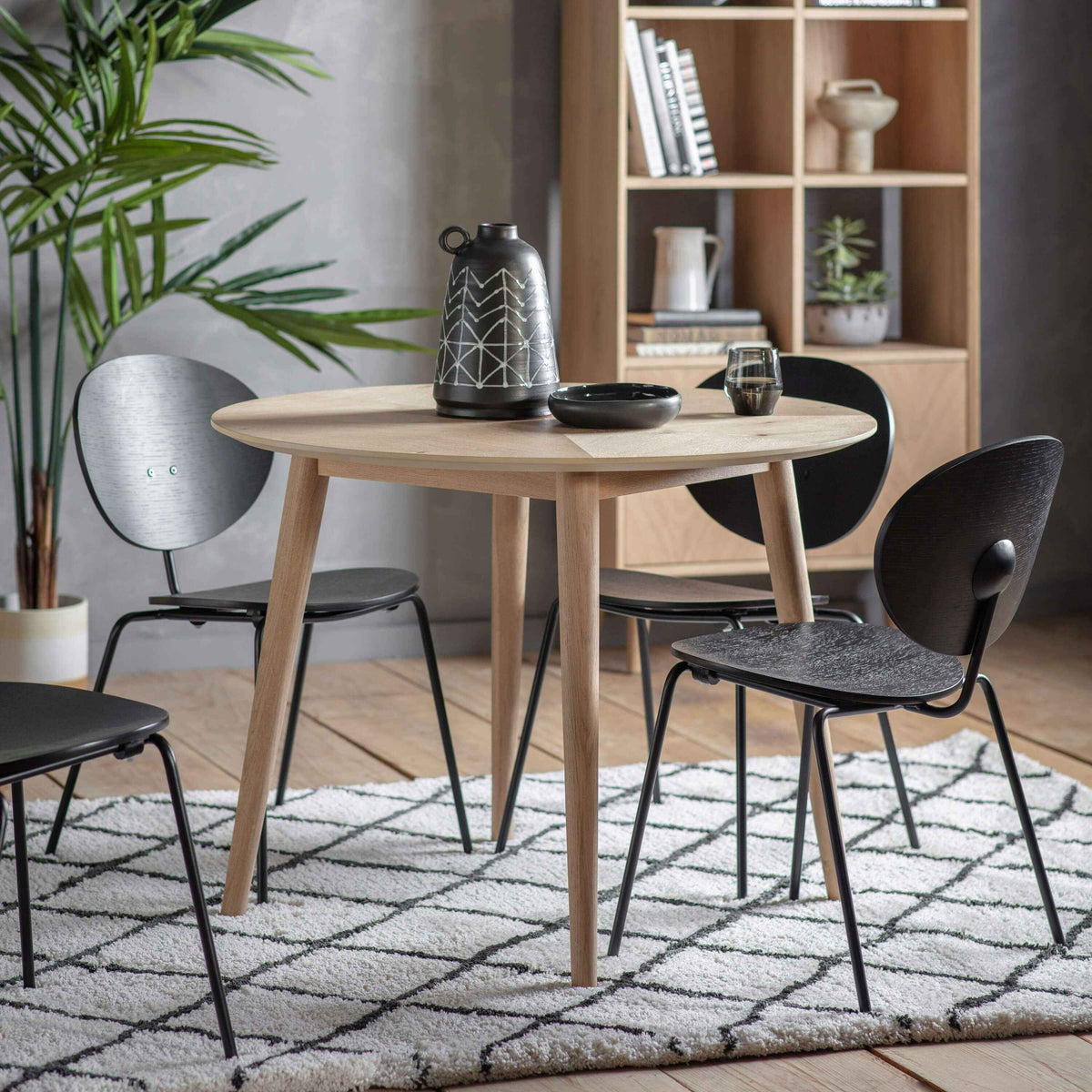 Ives Round Dining Table 1000x1000x760mm | Luxury Furniture Cornwall ...