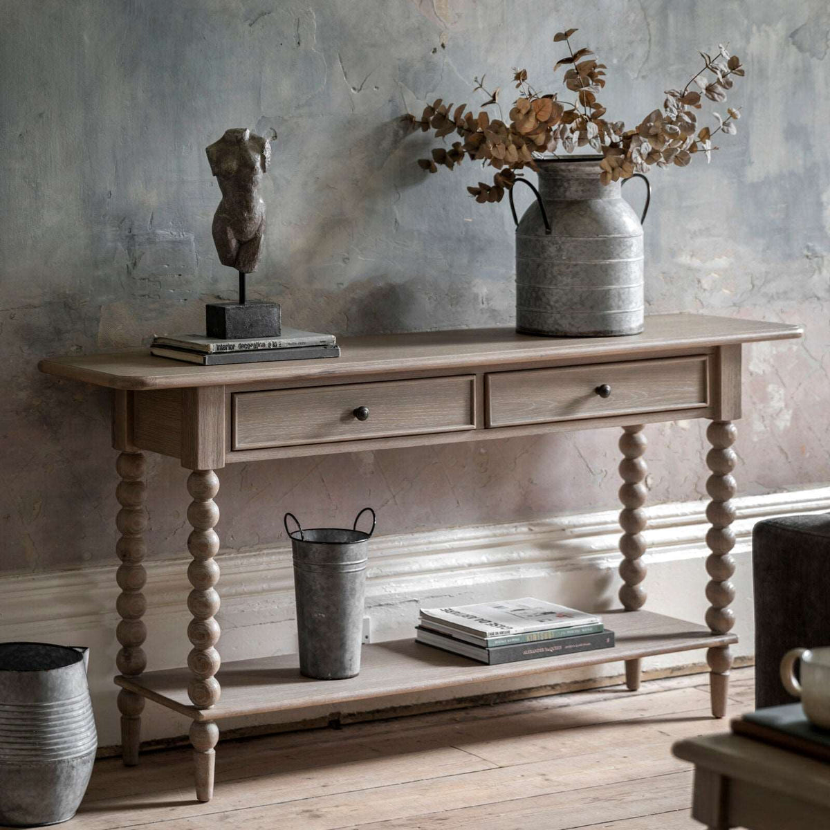 Artisan 2 Drawer Console Table 1650x400x800mm | Luxury Furniture ...