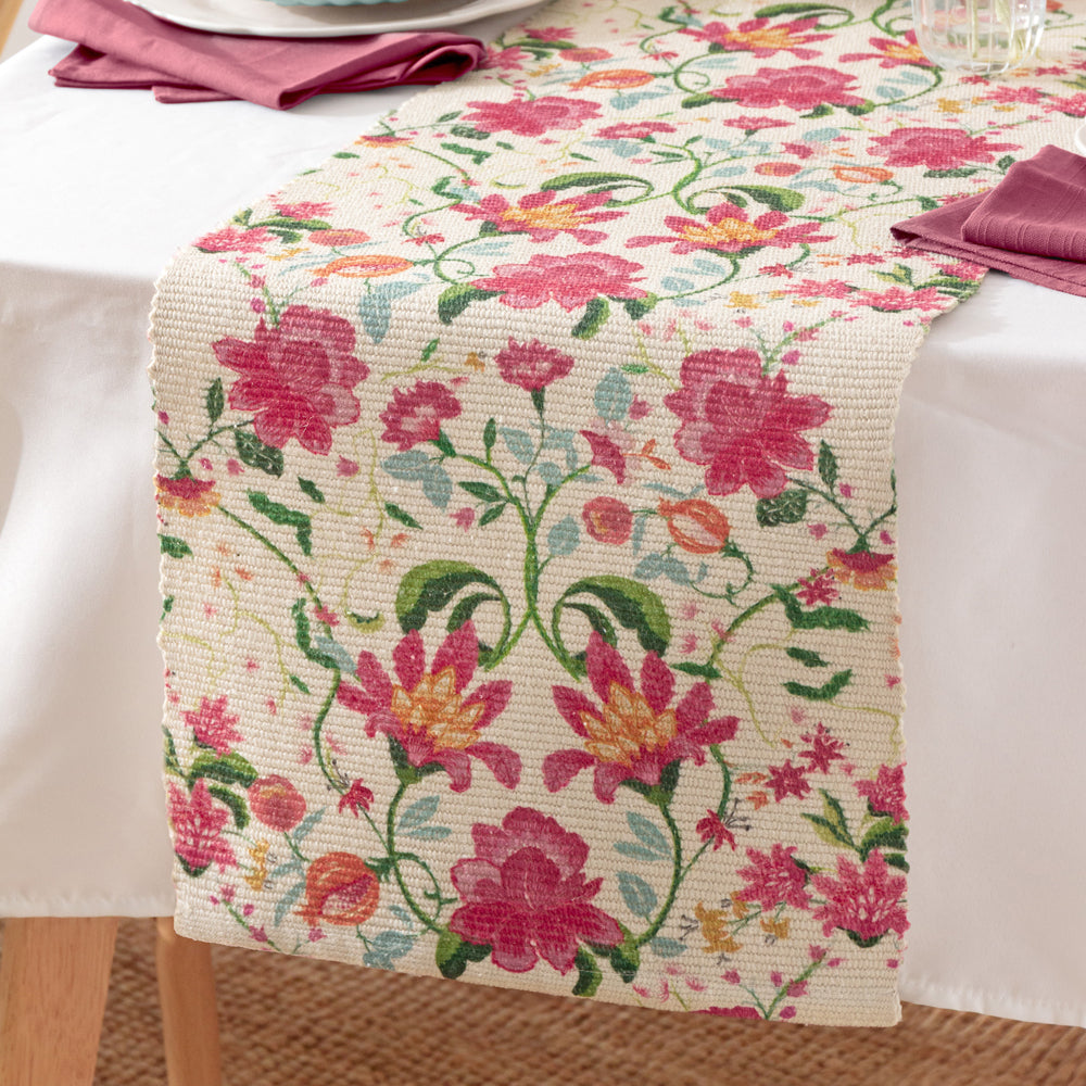 Claudia Indoor/Outdoor Table Runner, Two Sizes | WowCornwall Homeware