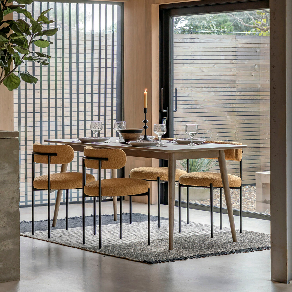 Panelled Dining Table 1800x800x750mm | Luxury Furniture Cornwall ...