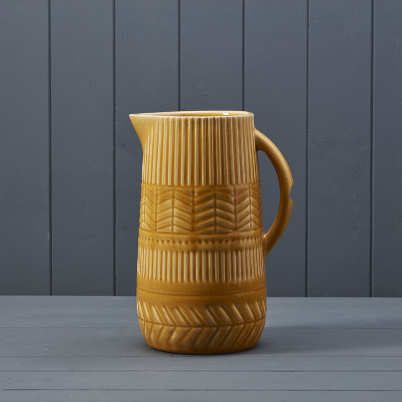 Yellow Ceramic Jug (26.5cm) – WowCornwall